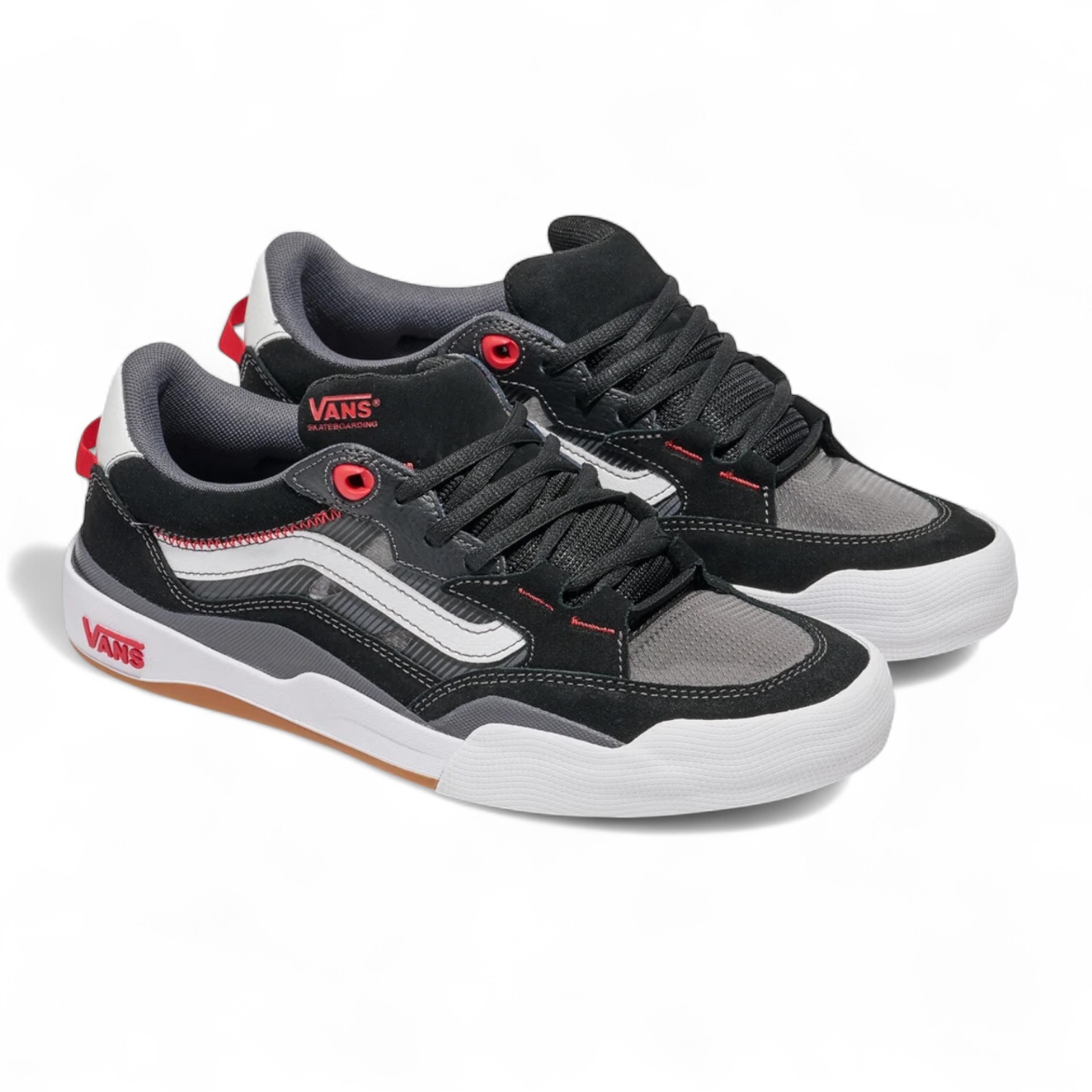 Tênis Vans Wayvee 2 Skate Black White Red | Sunset Skate Shop - A maior ...